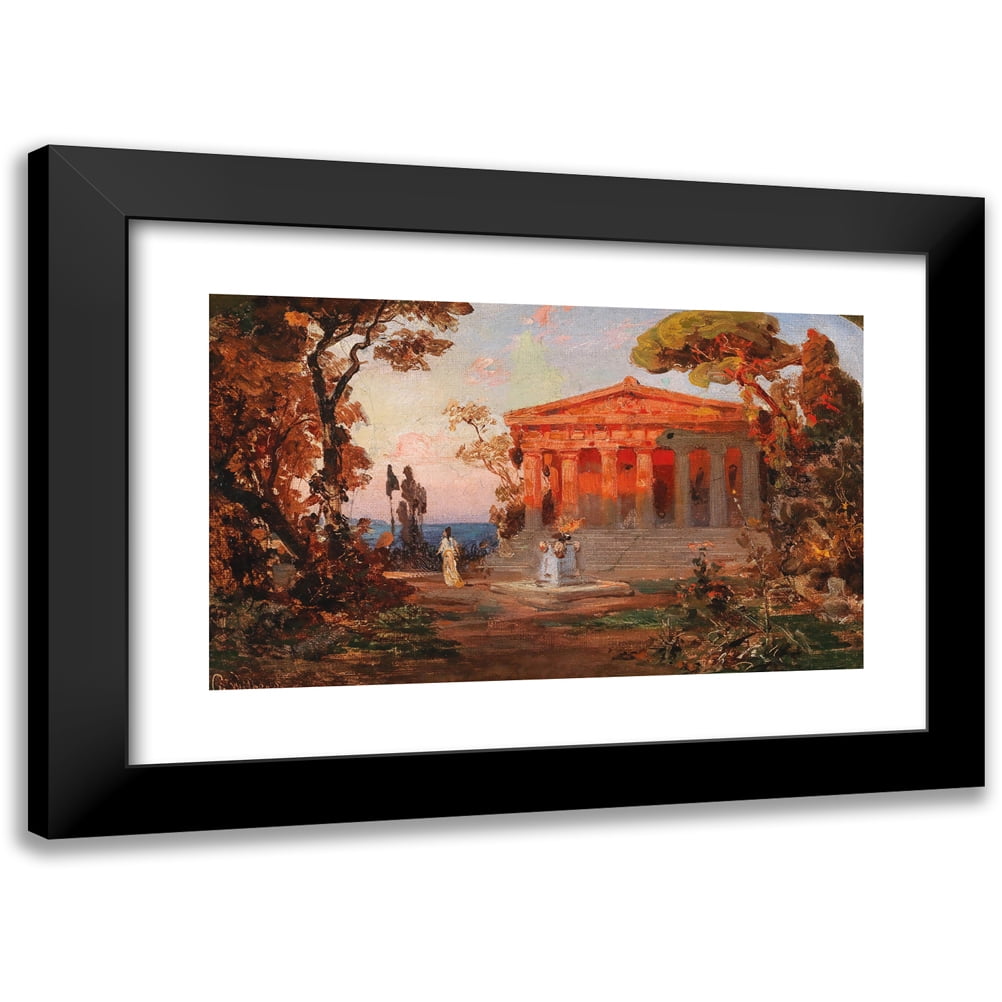 Christian Wilberg 24x16 Black Modern Framed Museum Art Print Titled ...