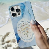 Christian Wildflower Luke 12:27 Phone Case with a Cute Religious Bible ...