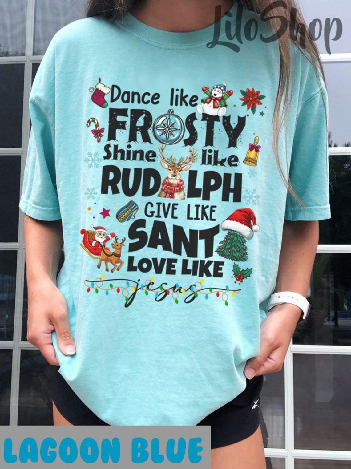 Christian Winter Holiday Shirt, Religious Winter Holiday Shirt, Dance Like Frosty Shine Like ...