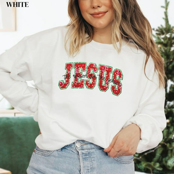 Christian Winter Sweatshirt, Religious Sweater for, Religious Winter ...