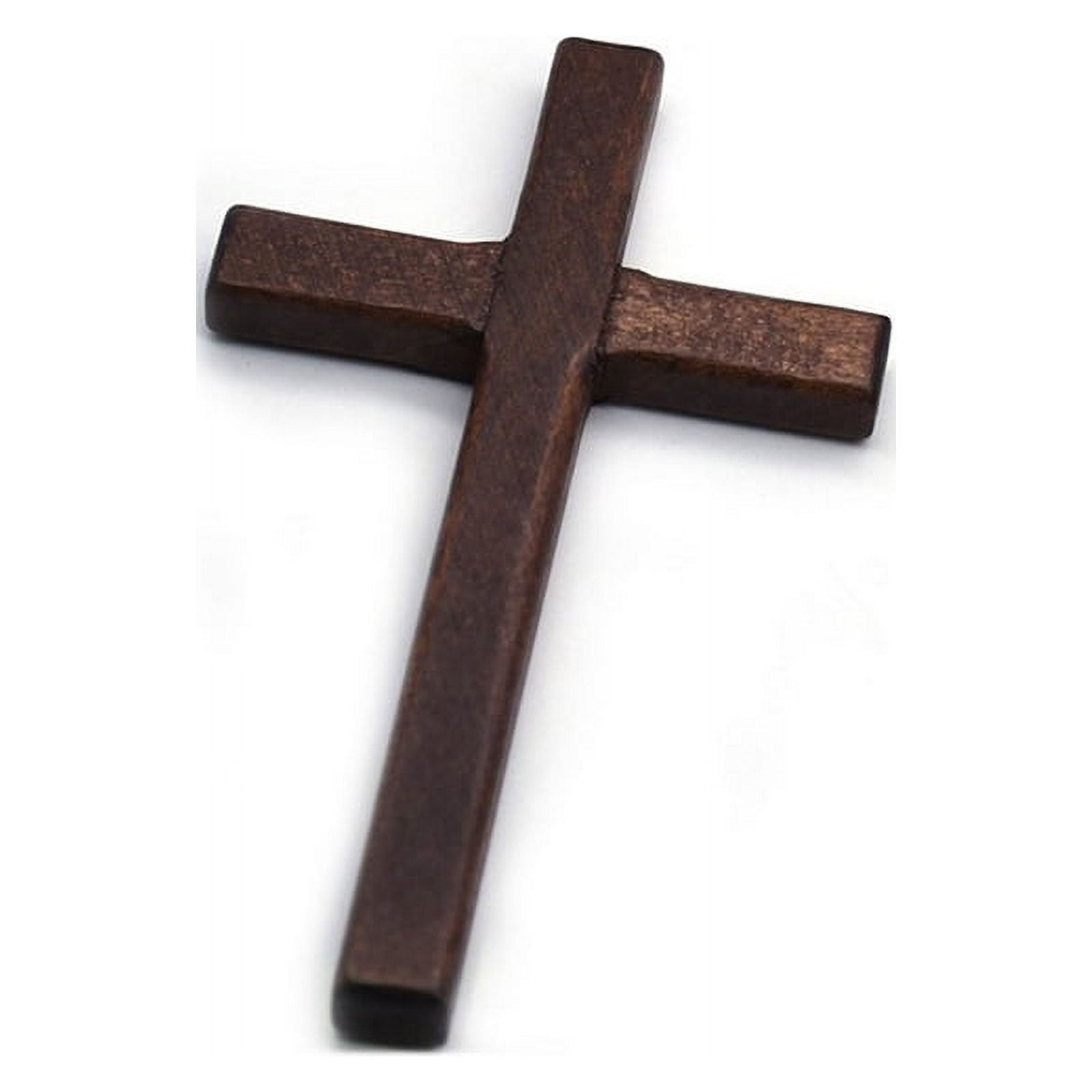 Christian Wooden Cross 12cm(4.7in) Hanging Wall Large Long Crucifix Two ...