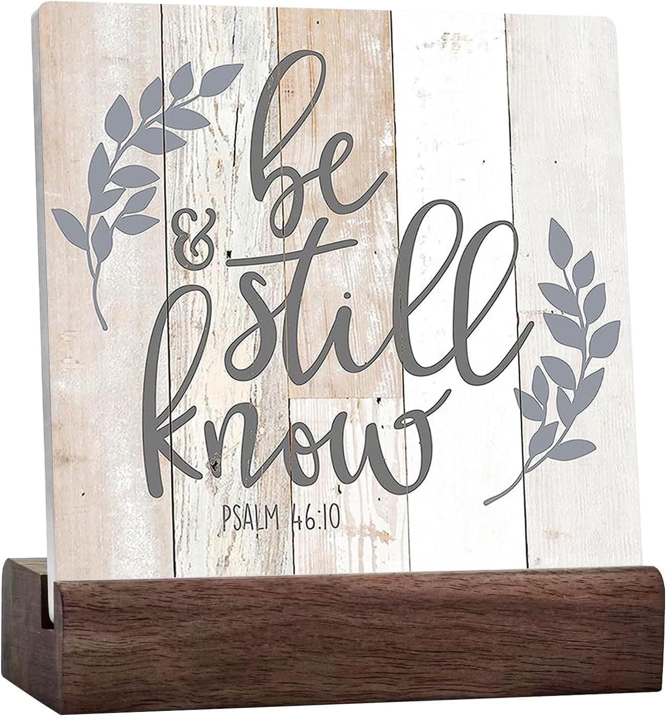 Christian Wooden Signs,Christian Decor,Bible Verse Decor Psalm 46:10 Be ...