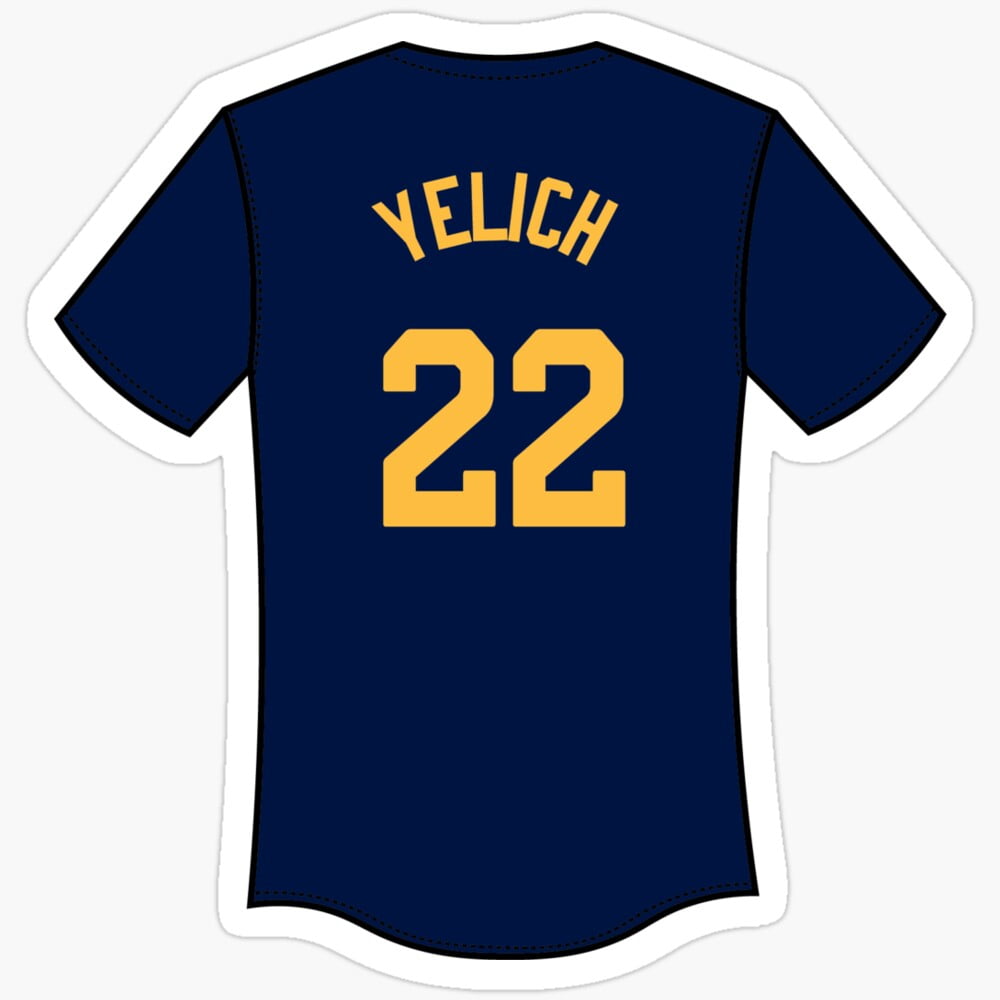 Christian Yelich Jersey Sticker Baseball Sticker, Football Sticker ...