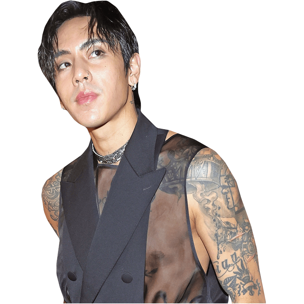 Christian Yu (Black Outfit) Half Body Buddy Cutout - Walmart.com