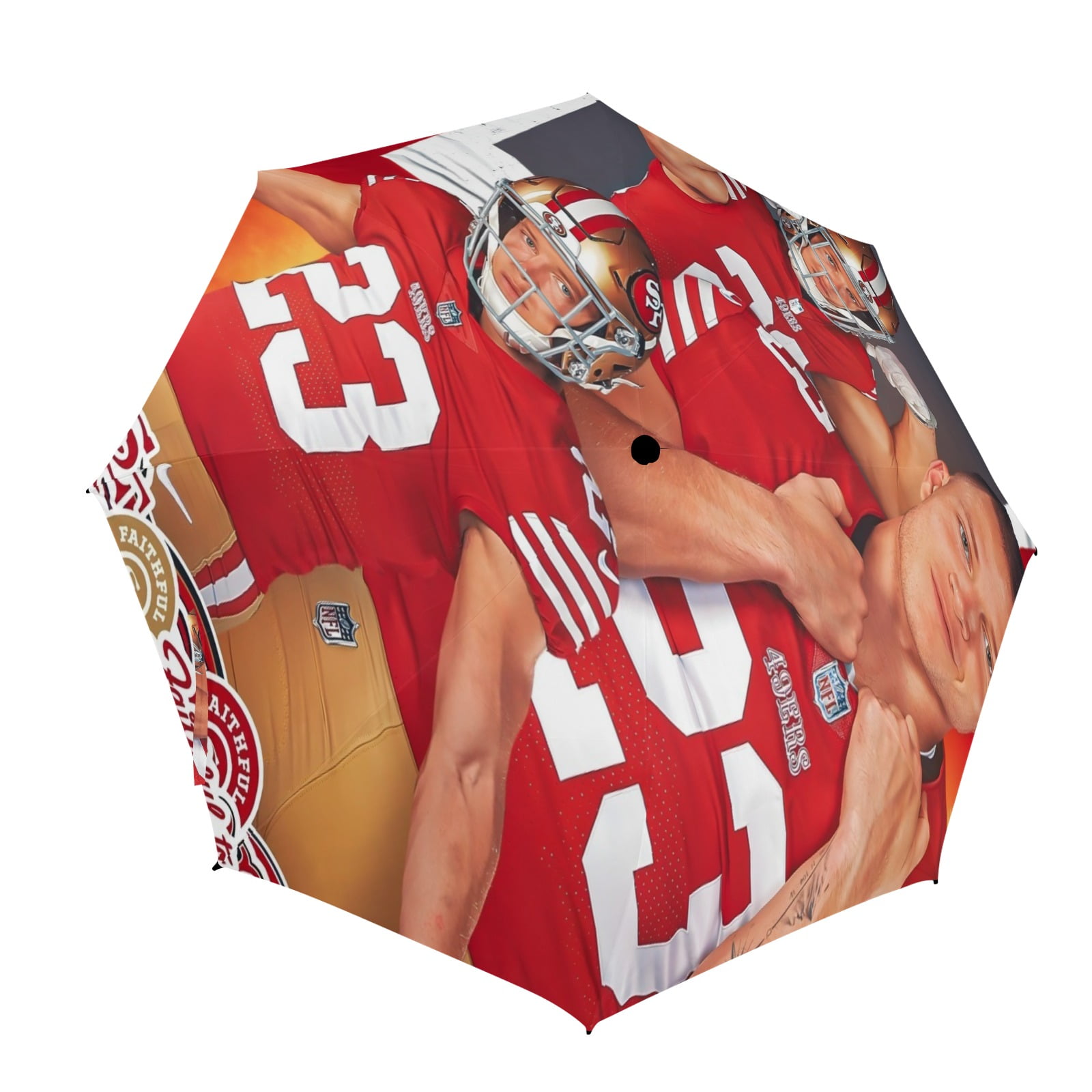 Christian and McCaffrey Semi-Automatic Foldable Umbrella. - Walmart.com