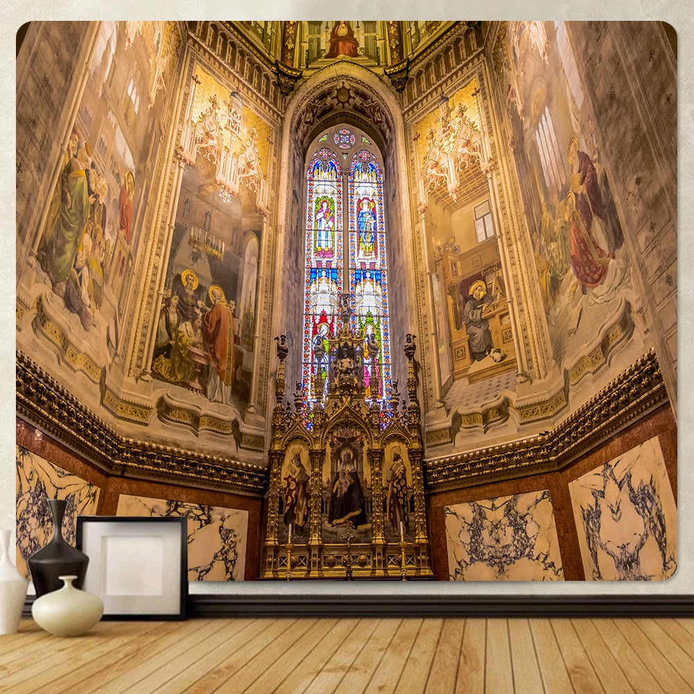 Christian church mural home decoration art tapestry hippie bohemian ...