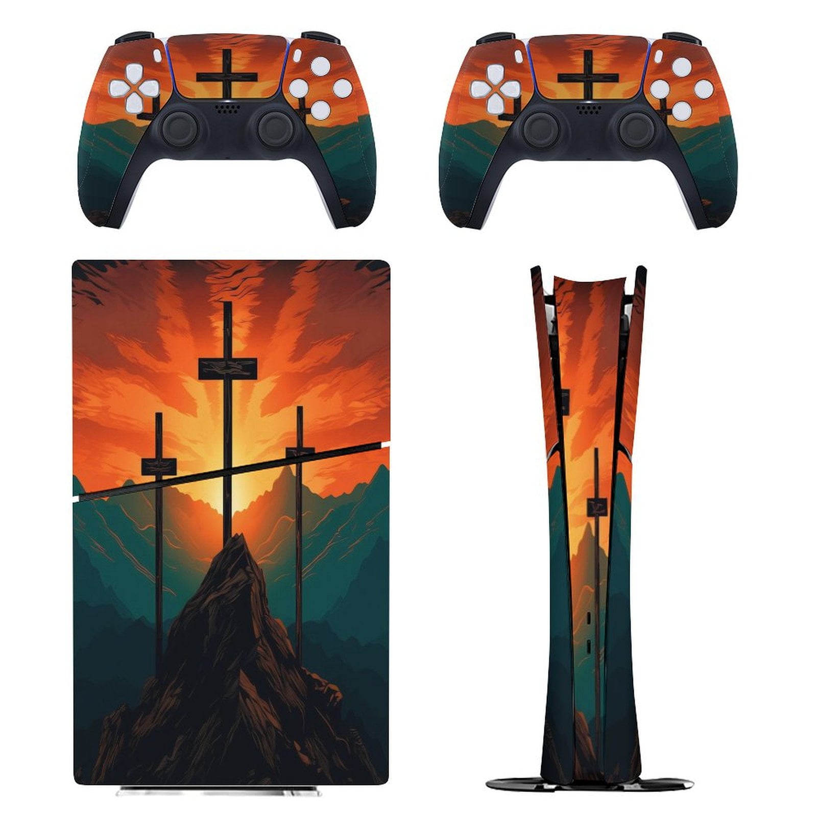 Christian-cross-symbol-of-faith PS5/PS5 Slim Digital Disc Skin Sticker ...