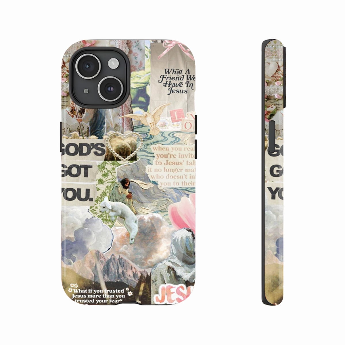 Christian faith-inspired phone case with heartfelt quotes, gentle ...