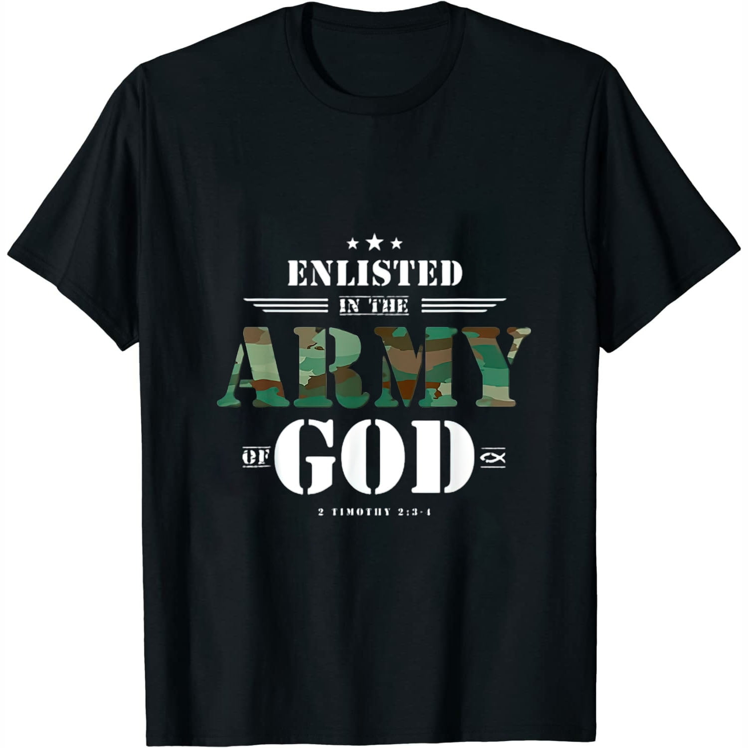 Christian gifts religious bible verse scriptures God's Army Womens T ...