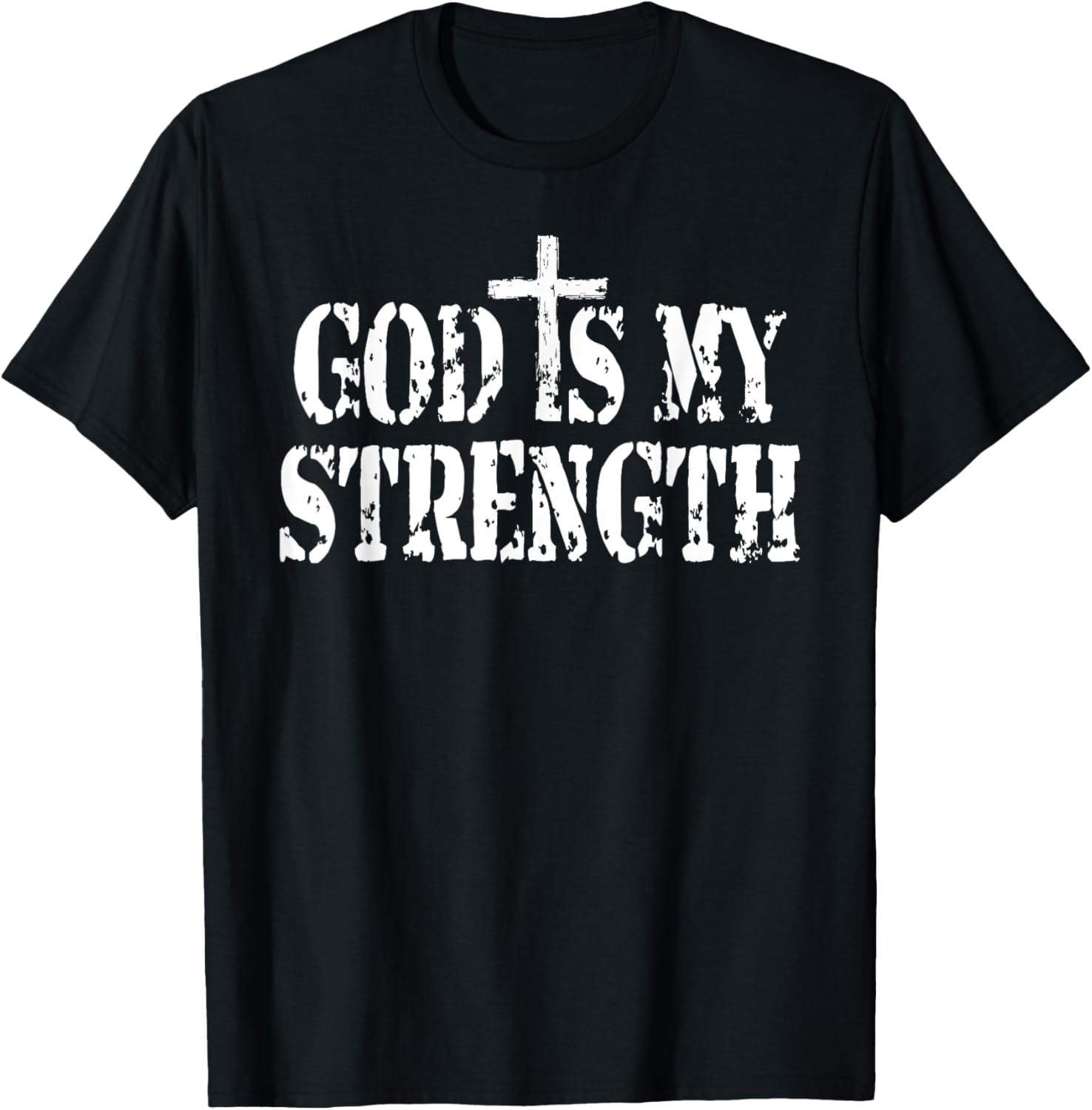 ChristianGymCo. God Is My Strength Gym Christian Gym Religious T-Shirt ...