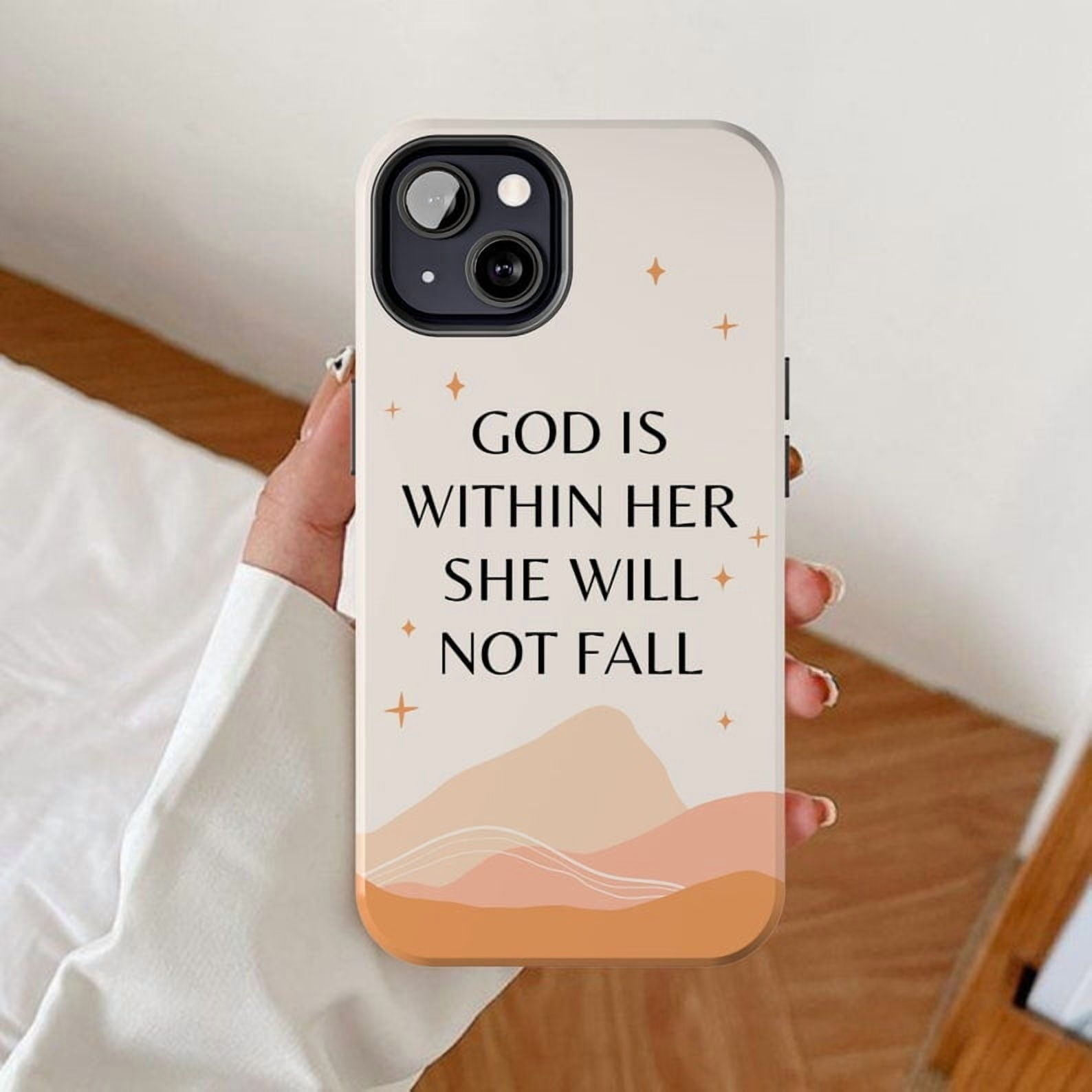 Christianity Cover Boho Mountain Bible Heavy-Duty Protective Case for ...
