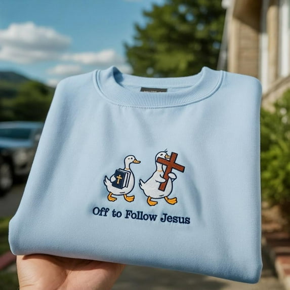Christianity Embroidered Sweatshirt, Silly Goose Shirt, Faith Based ...