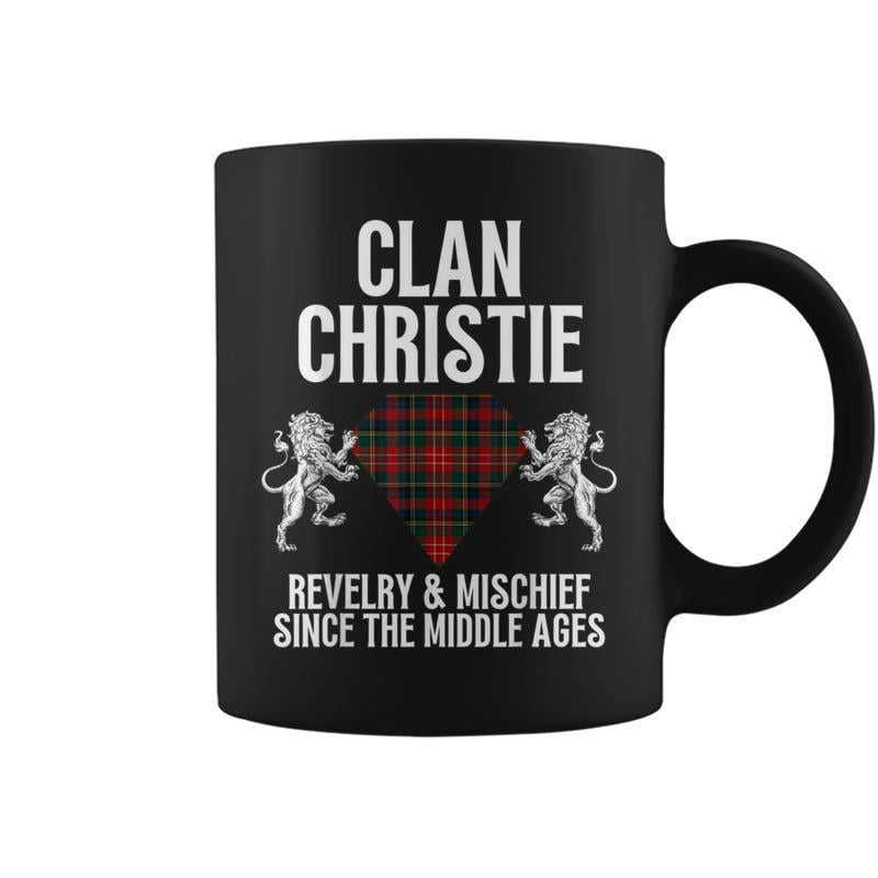Christie Clan Scottish Name Coat Of Arms Tartan Family Party Coffee ...