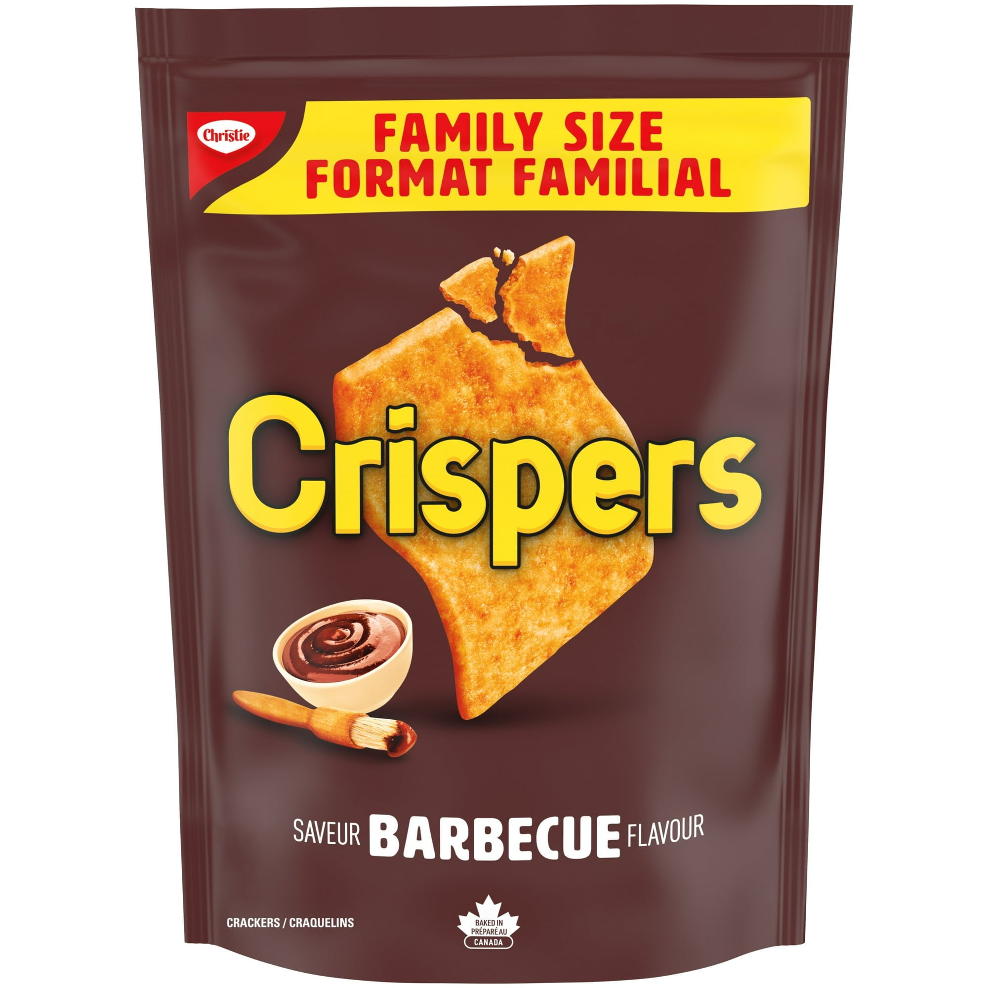 Christie Crispers Barbecue Crackers, 240g/8 oz. Family Size Bag ...