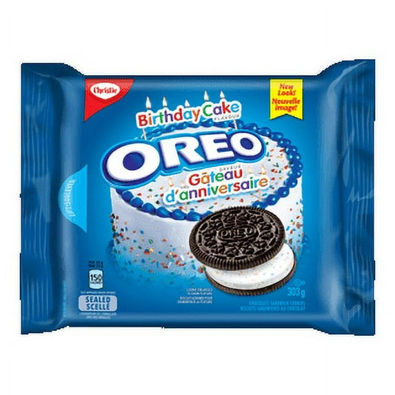 Christie Oreo Birthday Cake Flavour Cookies 303g {Imported from Canada ...