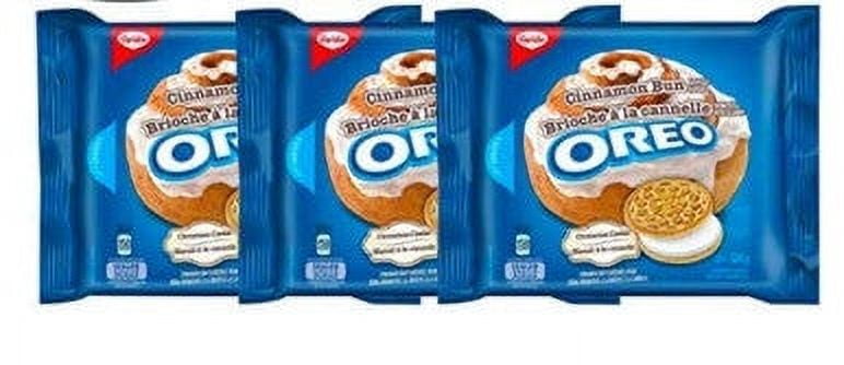 Christie Oreo Cinnamon Bun Sandwich Cookies, Pack of 3, 303g/10.7oz ...