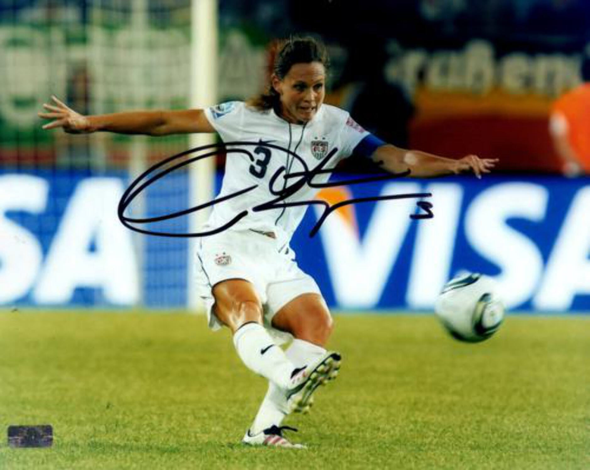 Christie Rampone Autographed USA Soccer 8x10 Photo - Walmart.com
