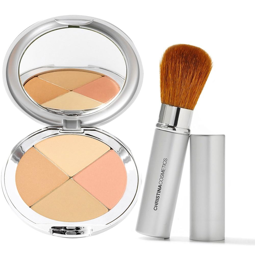 Christina Cosmetics Perfect Pigment 1 Compact and Retractable Brush Duo ...