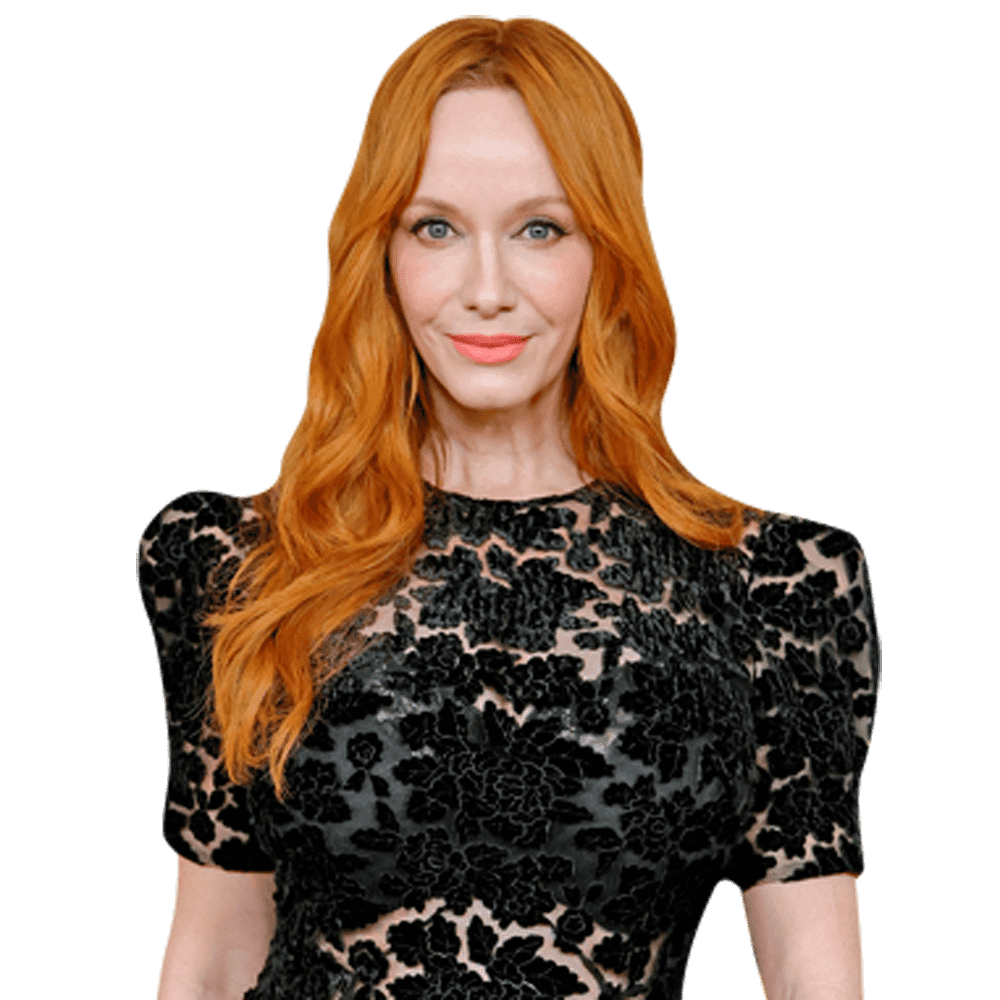 Christina Hendricks (Black Dress) Half Body Buddy Cutout - Walmart.com
