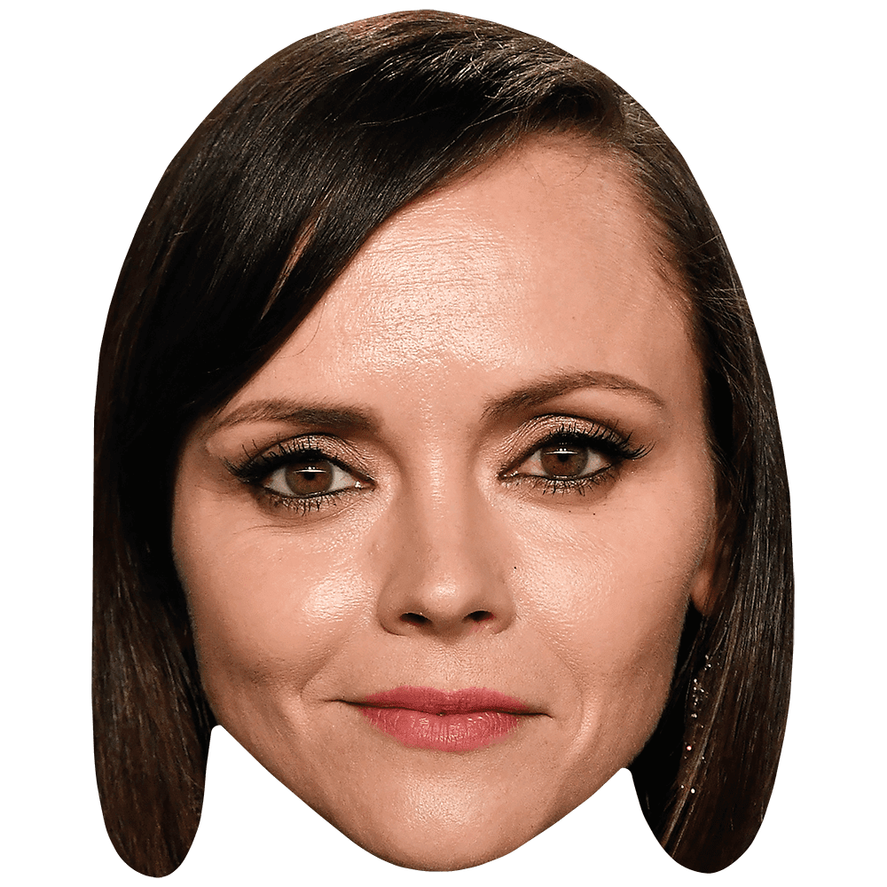Christina Ricci (Smile) Celebrity Mask, Flat Card Face, Fancy Dress ...