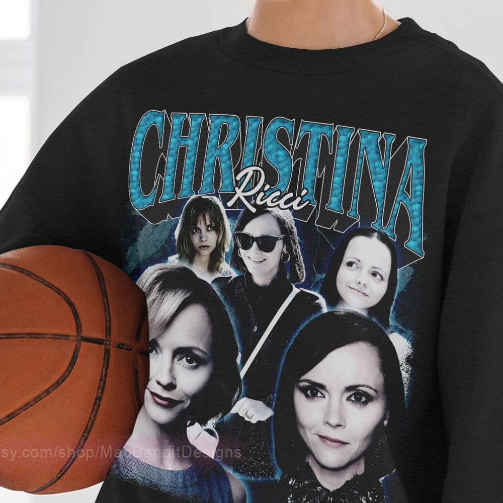 Christina Ricci sweatshirt cool retro rock poster 70s 80s 90s rocker ...