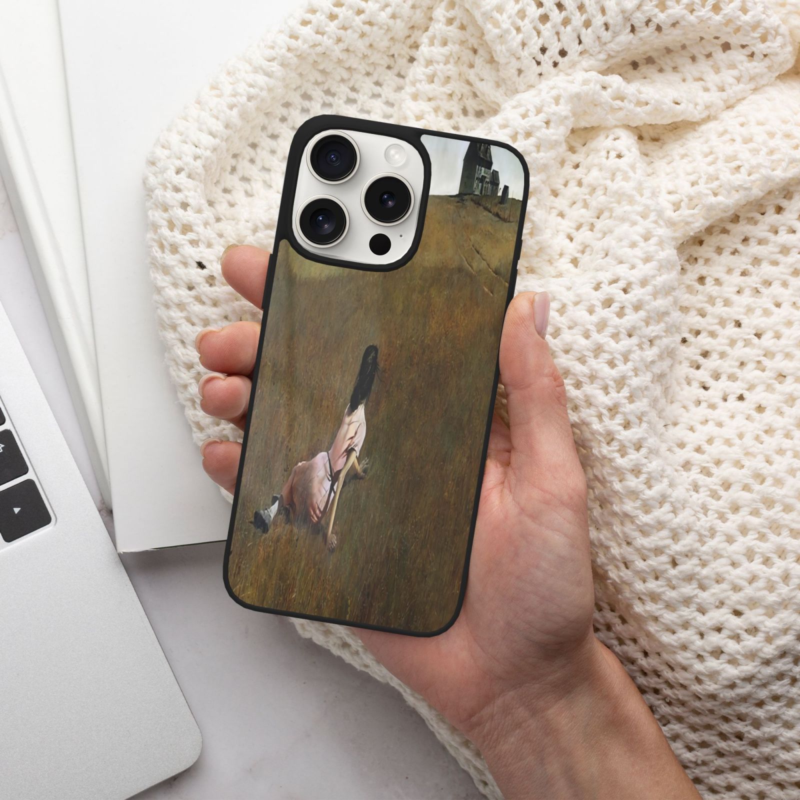 Christina'S World - Andrew Wyeth Iphone 15 Pro Soft Glass Case Iphone 15 Pro Max Case Tpu ...