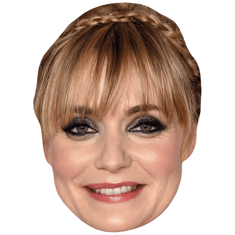 Christine Bottomley (Smile) Celebrity Mask, Flat Card Face, Fancy Dress ...