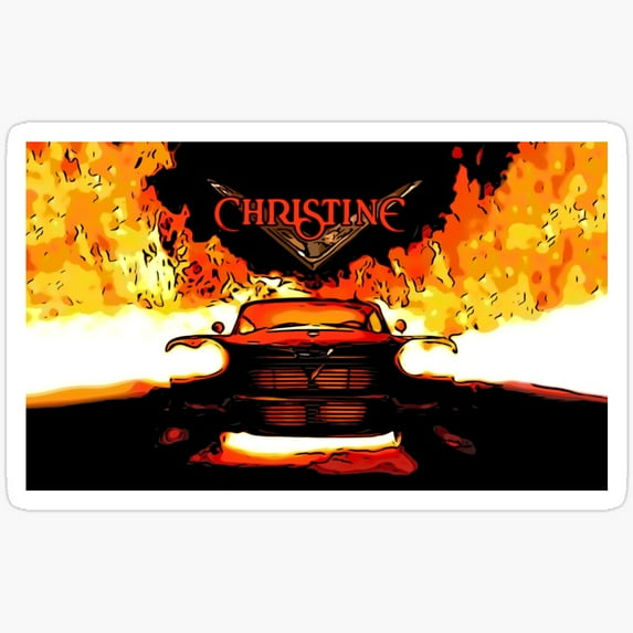 Christine Car Cartoon Sticker Phone Decal Water Bottle Stickers Car ...