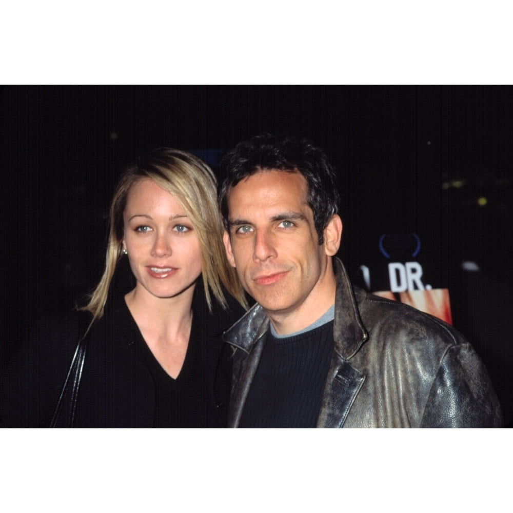 Christine Taylor And Ben Stiller At Premiere Of Mulholland Drive Ny ...