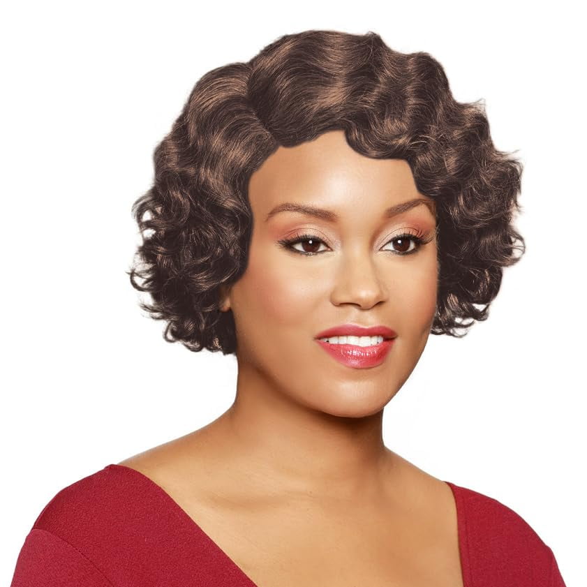 Christine Wig Color FS4/27 - Foxy Silver Wigs Short Fingerwave Wavy ...