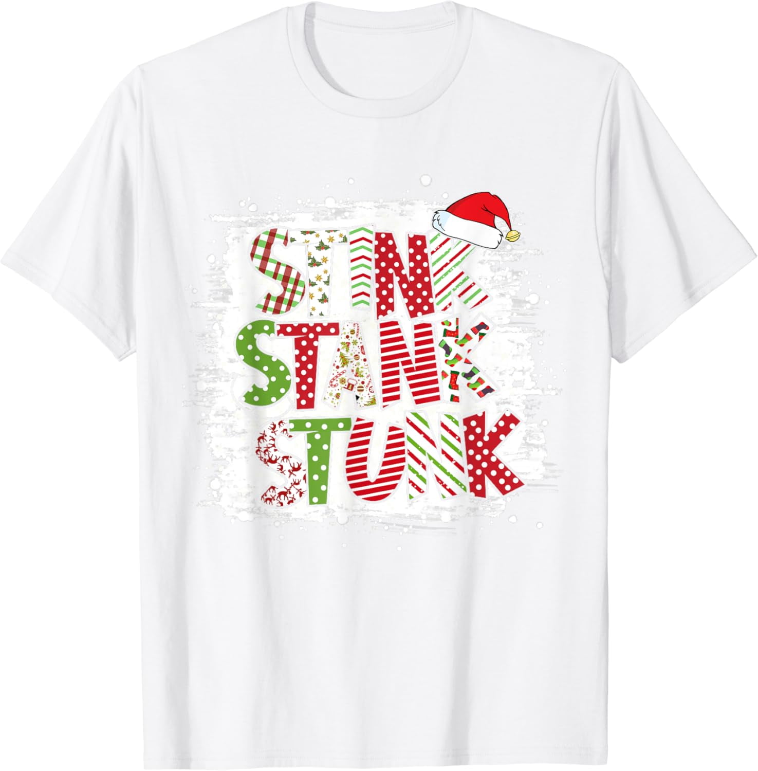 Christmas 2021 Stink Stank Stunk Family Matching Xmas T-Shirt - Walmart.com