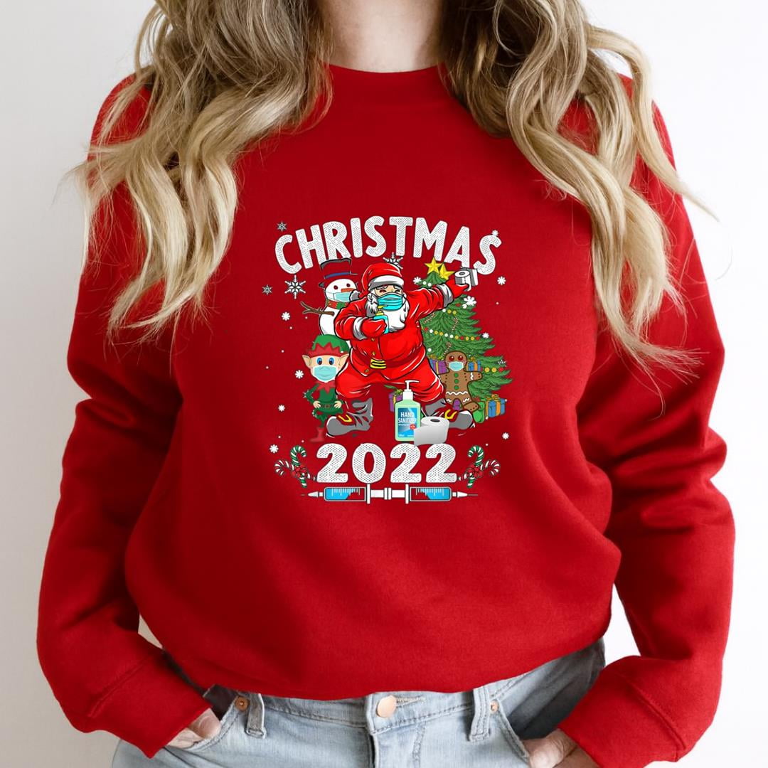Christmas 2022 Funny New Normal Holiday Throwback Graphic SW2677 Unisex ...