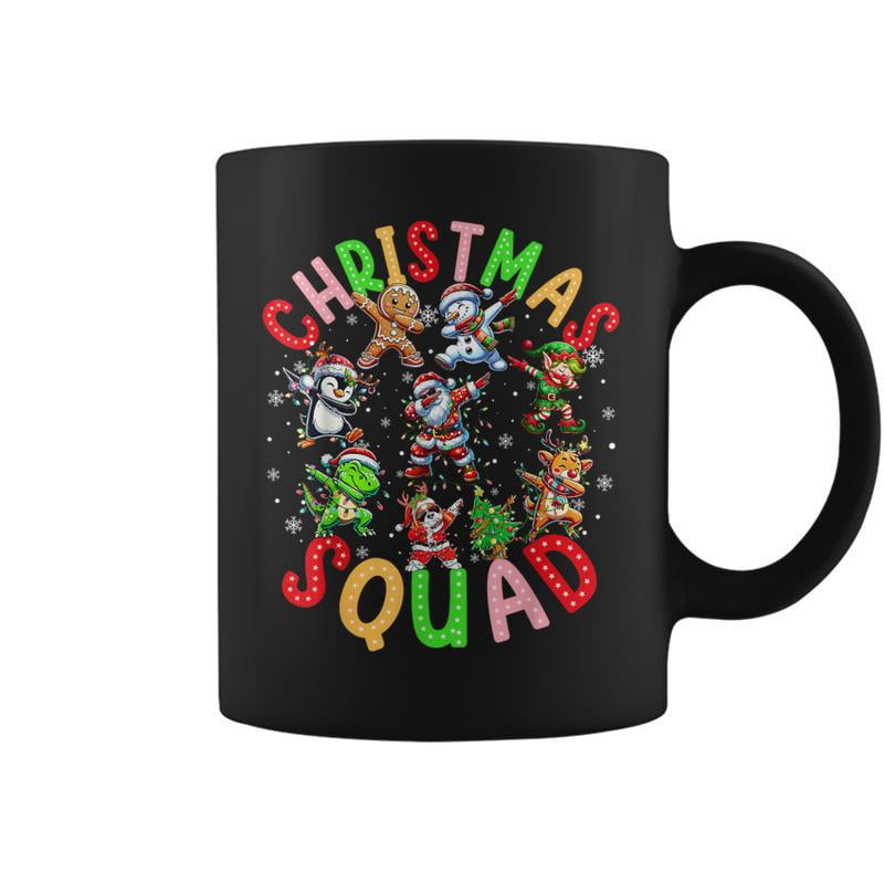 Christmas 2024 Team Santa Elf Squad Xmas Matching Family Coffee Mugs ...