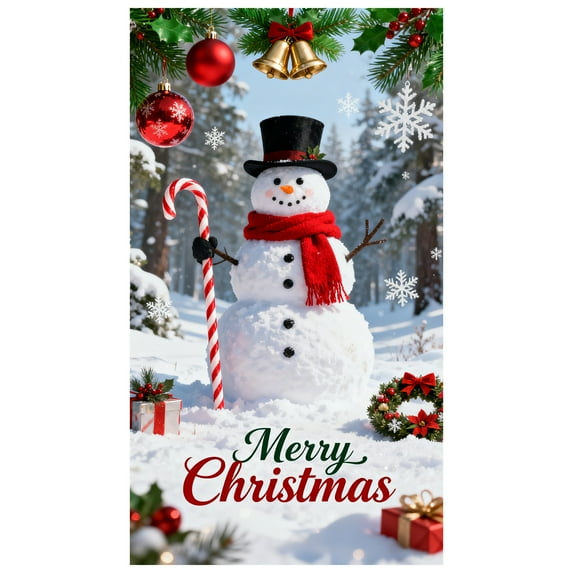 Christmas 2025 Christmas Elastic Door Cover Front Entry Holiday for ...