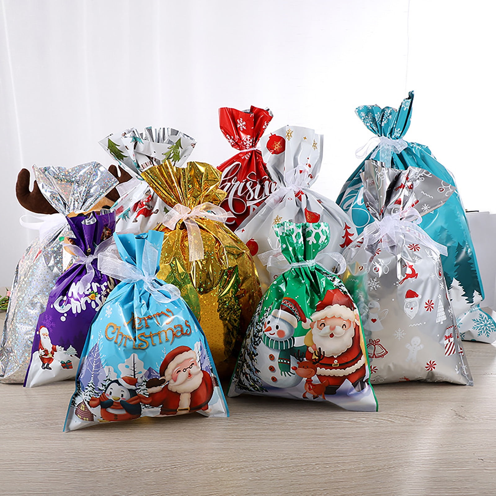 Christmas 30 Pack Advent Calendar Gift Bags, Reusable Polyester ...