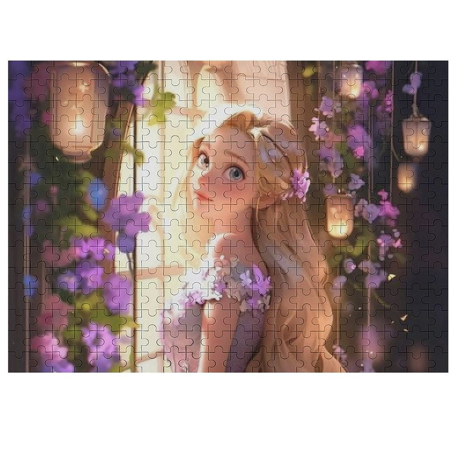 Christmas 300 PCS Wooden Tangled Rapunzel Jigsaw Puzzle DIY Children ...
