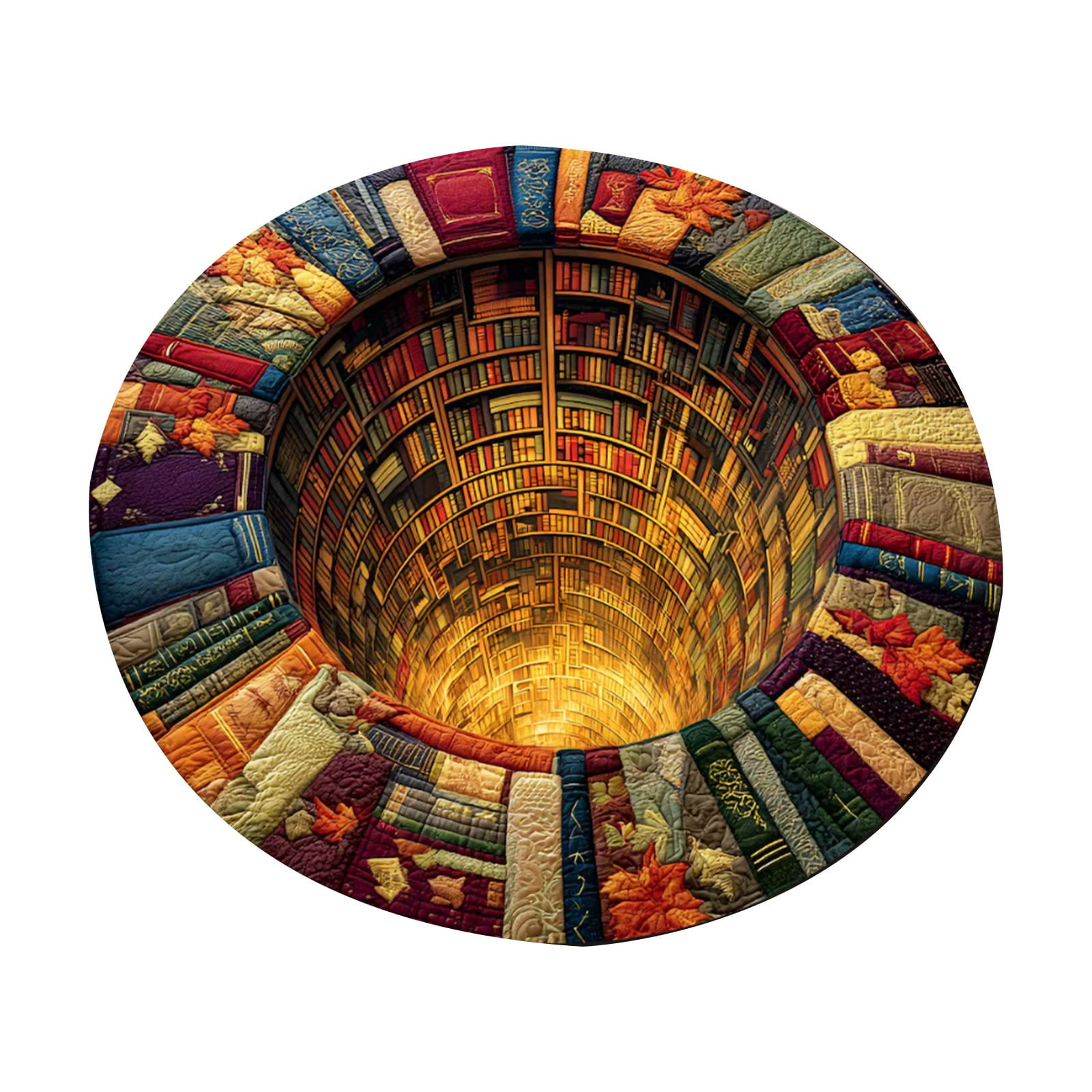 Christmas 3D Rug,Personalized Christmas Optical Illusion Rugs,Round ...