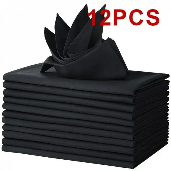 Christmas 40x40cm Table Cloth Napkins Durable Polyester Thicken ...