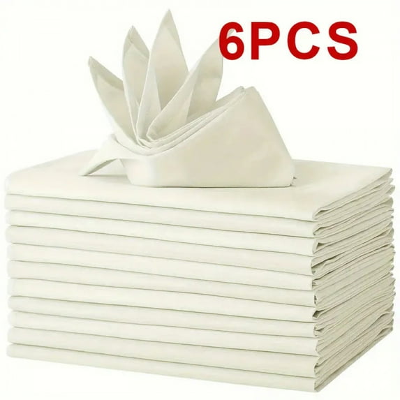 Christmas 40x40cm Table Cloth Napkins Durable Polyester Thicken ...