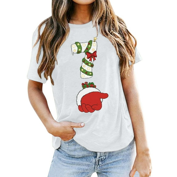 Christmas 6 7 Shirt Meme for Women Man Six Seven Christmas Meme O Neck ...