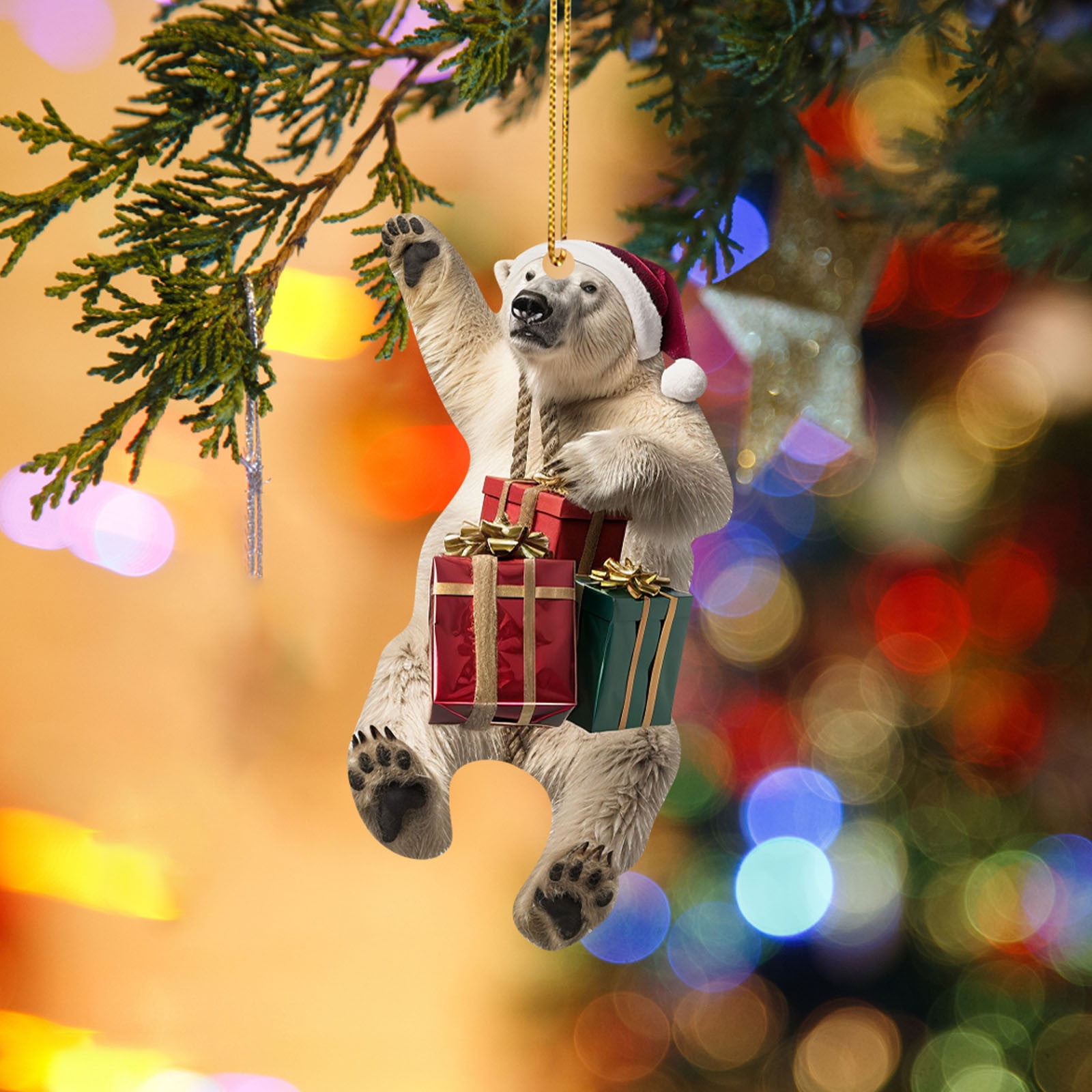 Christmas Acrylic Flat Decoration Christmas Snowman Hanging Christmas ...