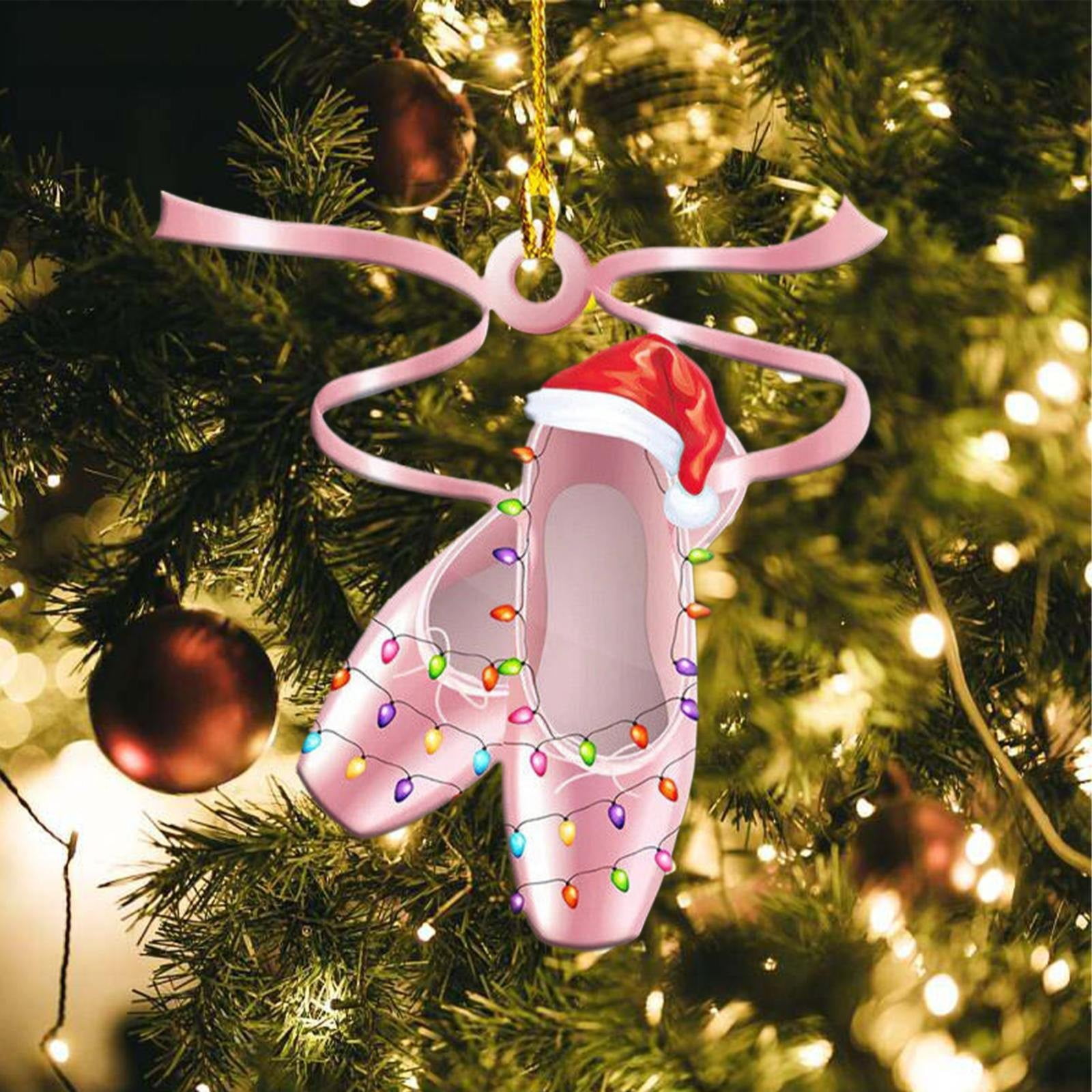 Christmas Acrylic Ornament-Ballet Dancer Cartoon Pendant,Car/Backpack ...