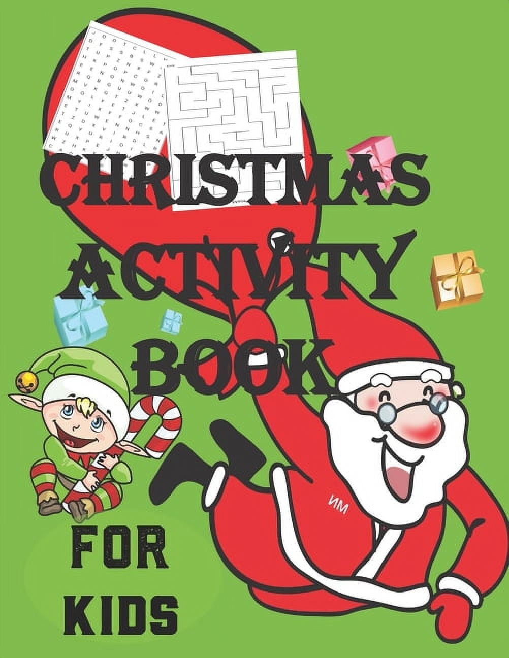 Christmas Activity Book for Kids : A Fun Activity Blessing Xmas Tree ...