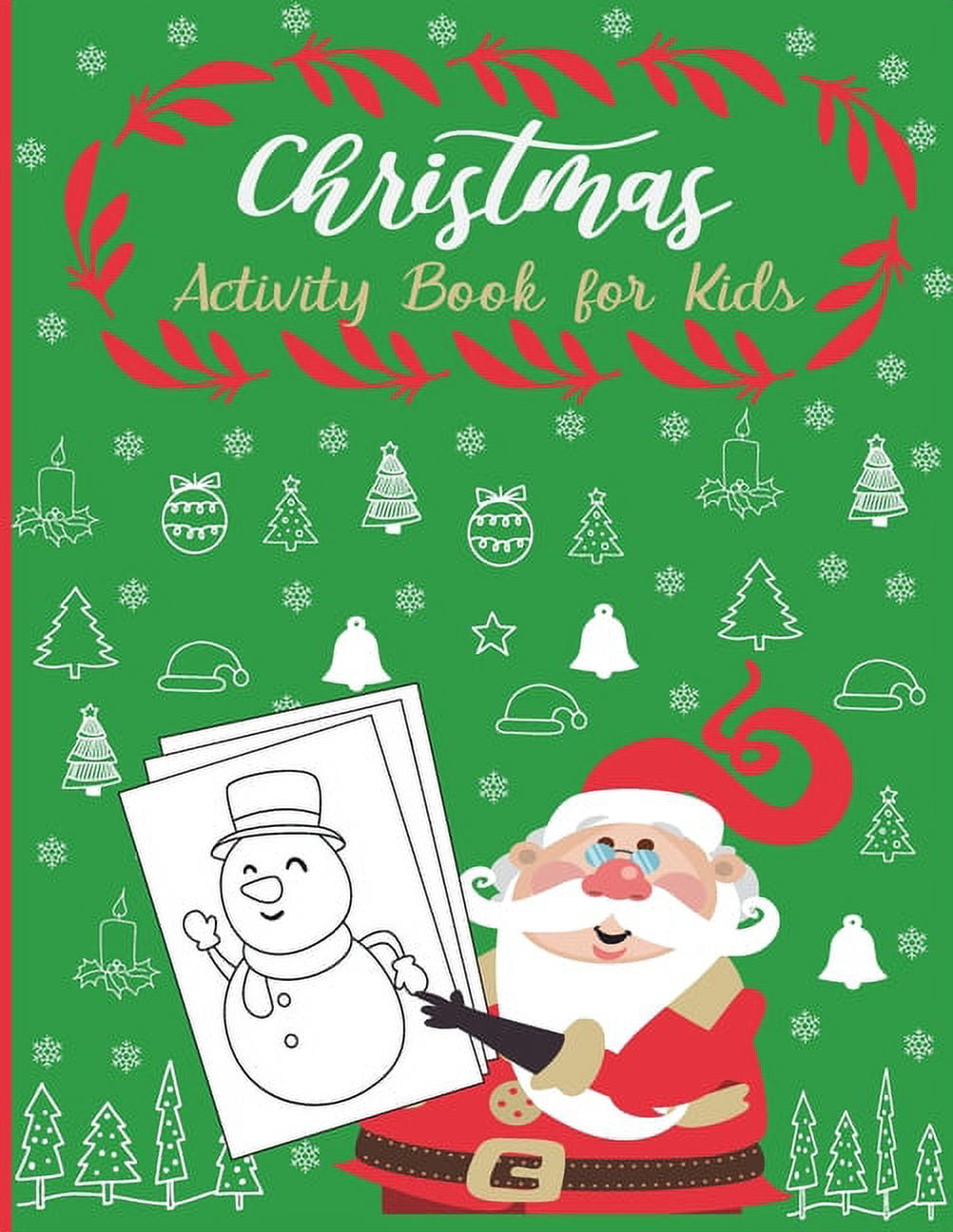 Christmas Activity Book For Kids: A Fun Holiday With Christmas ...