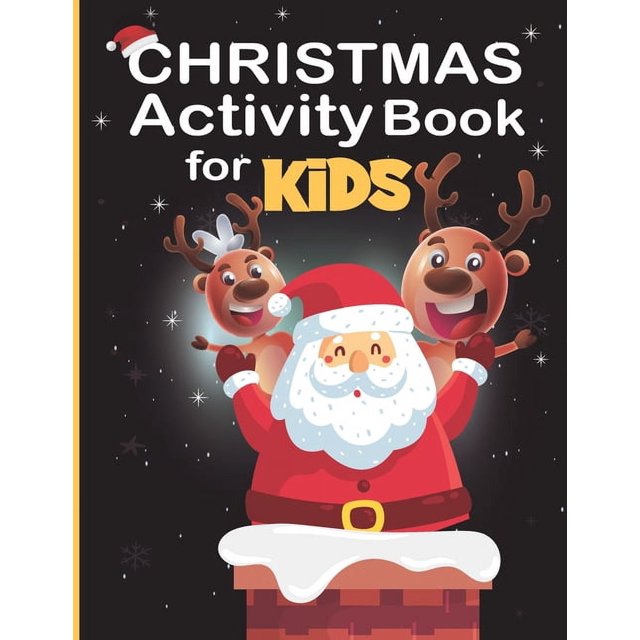 Christmas Activity Book for Kids : Activity Book including Mazes, Word ...