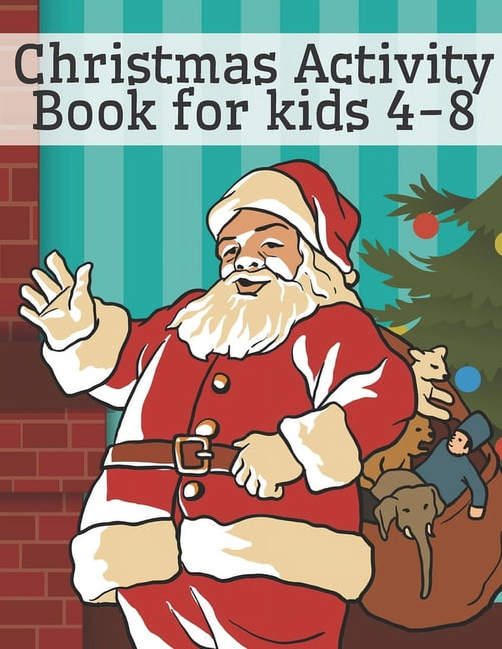 Christmas Activity Book for Kids 4-8: A Fun Interactive Workbook Game ...