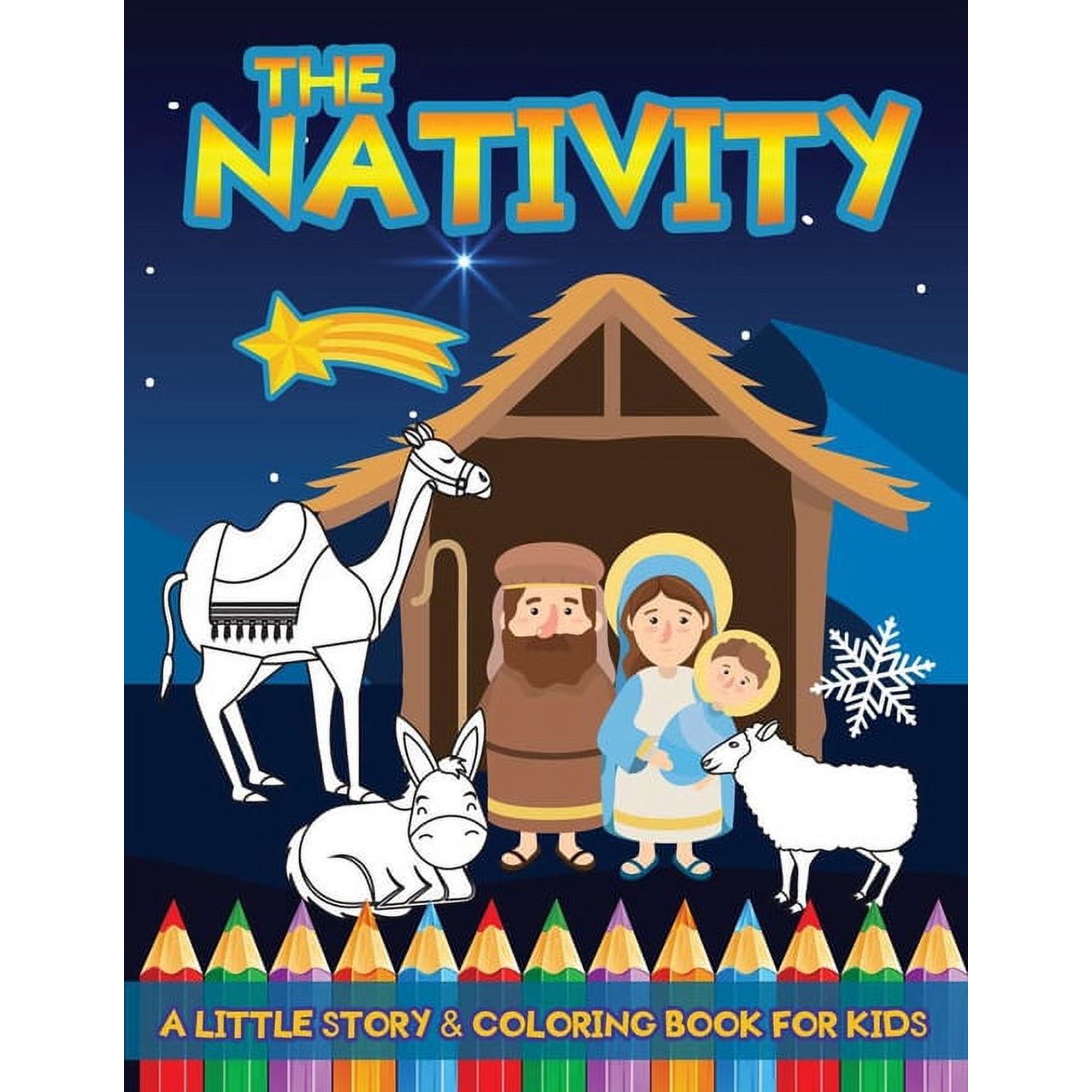 Unto Us Coloring Pages Nativity