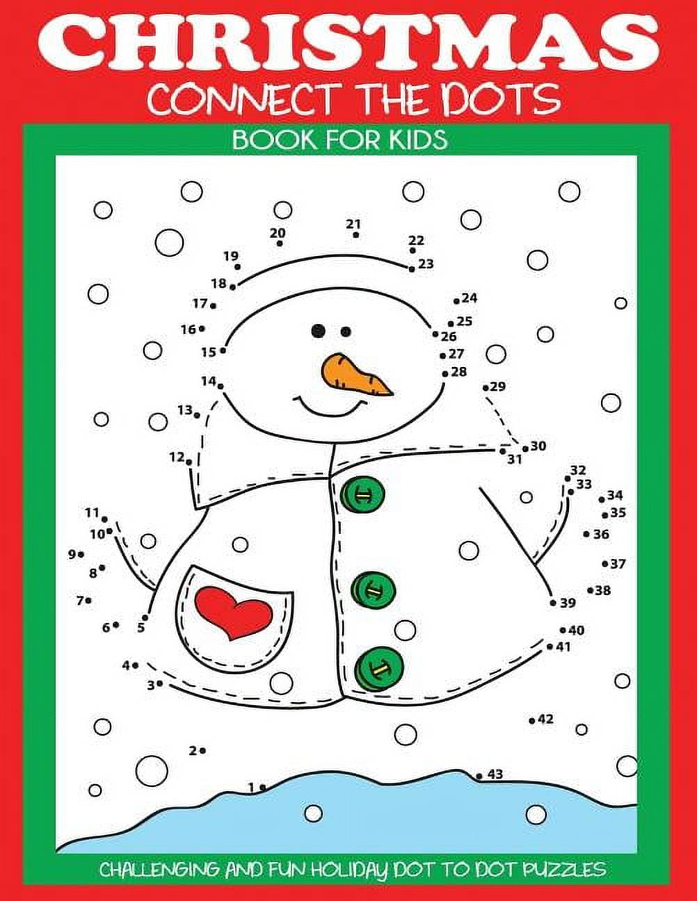 Christmas Activity Books for Kids Christmas Connect the Dots Book for ...