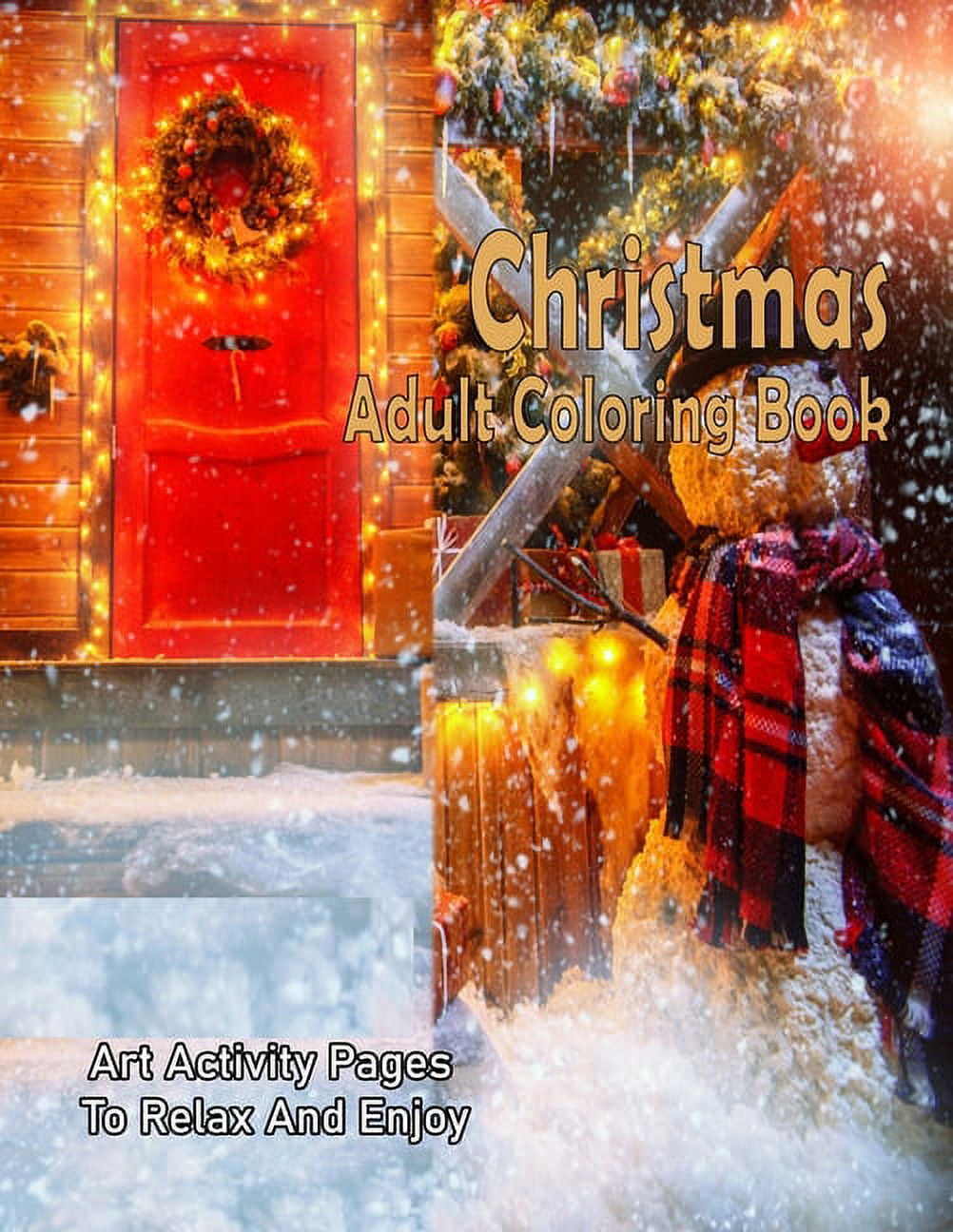 Christmas Adult Coloring Book (Paperback) - Walmart.com