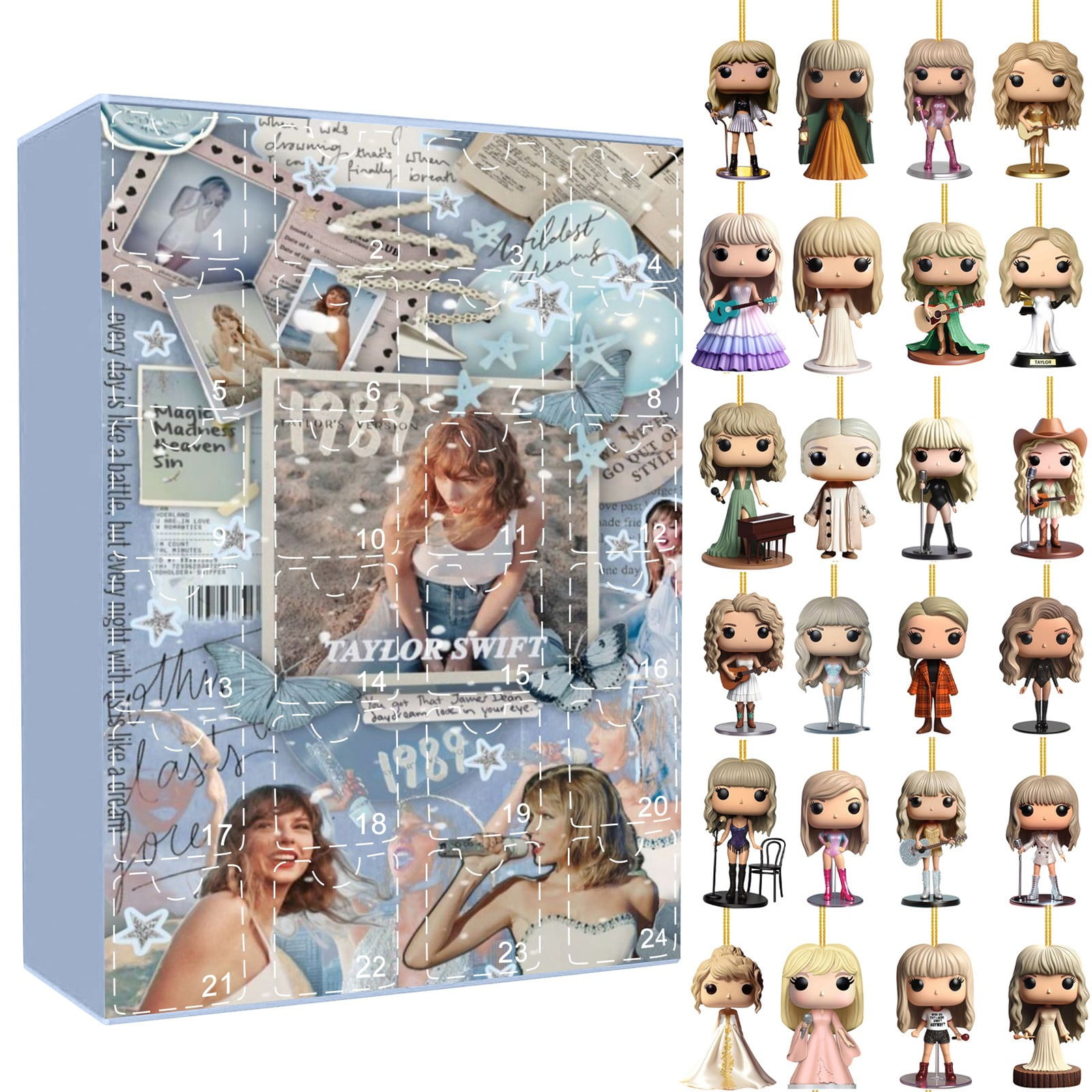 Christmas Advent Advent Calendar with 24 Unique Collectible Figures ...